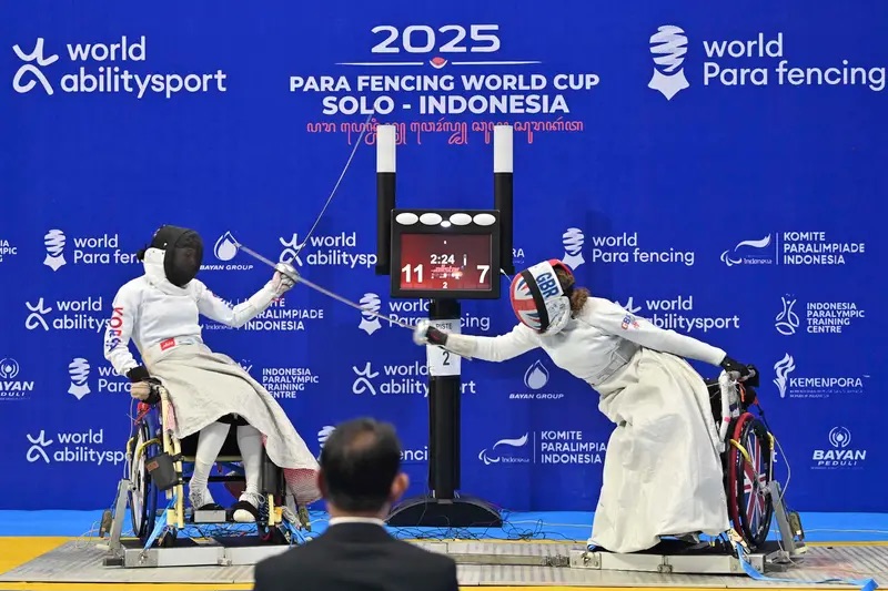 Trio Of Medals For Collis: Para Fencing World Cup Indonesia Report ...